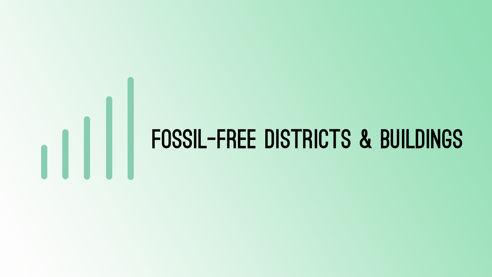 Moving towards fossil-free districts: What's in it for my city ...