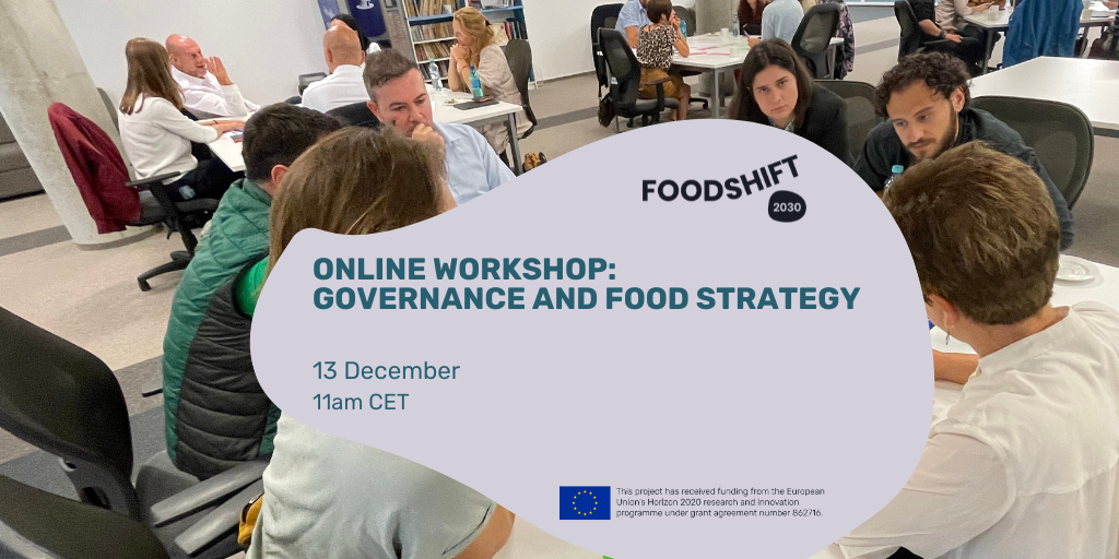 Workshop: Governance and food strategy - Energy Cities