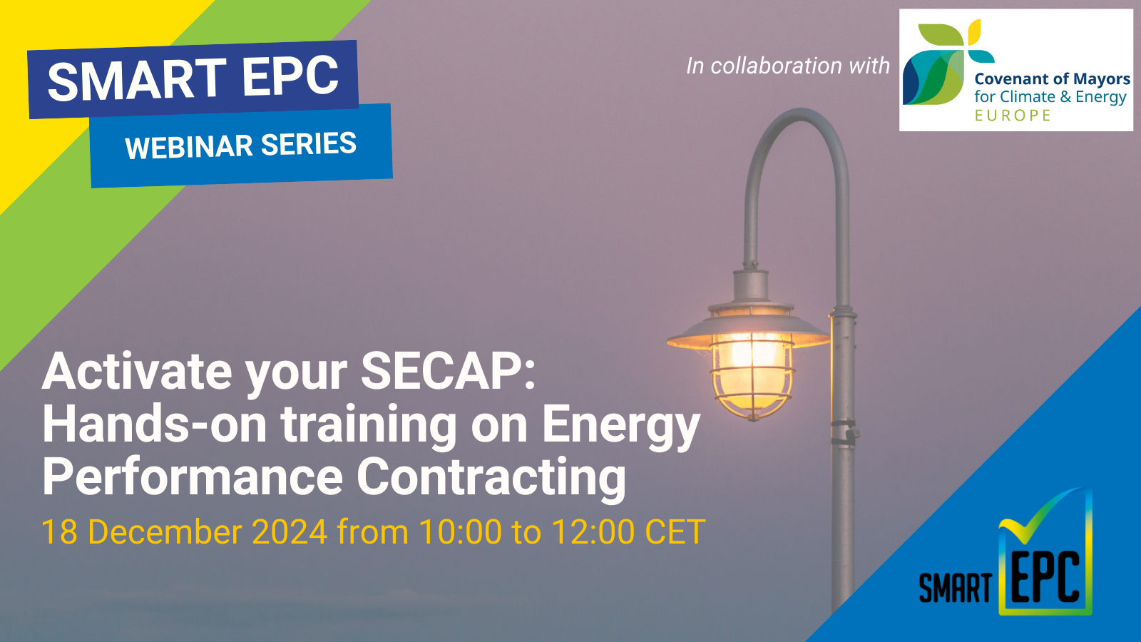 WEBINAR: Activate Your SECAP: Hands-on training on Energy Performance Contracting - Energy Cities